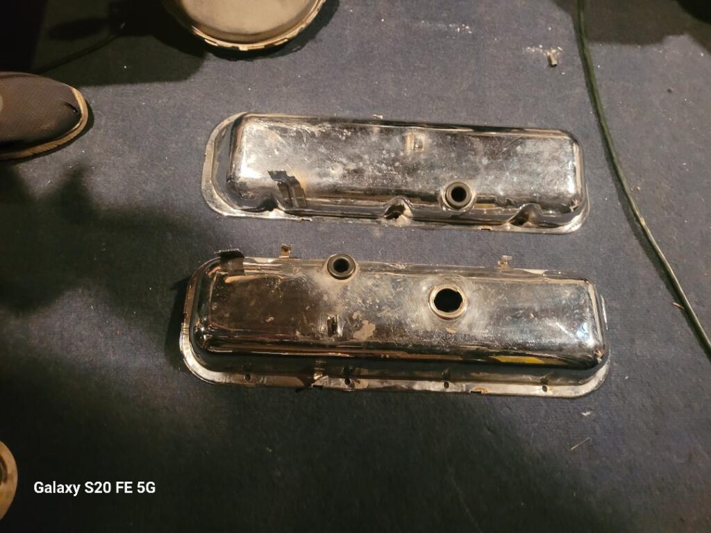 1970 used original ls6 valve covers used original early production ...