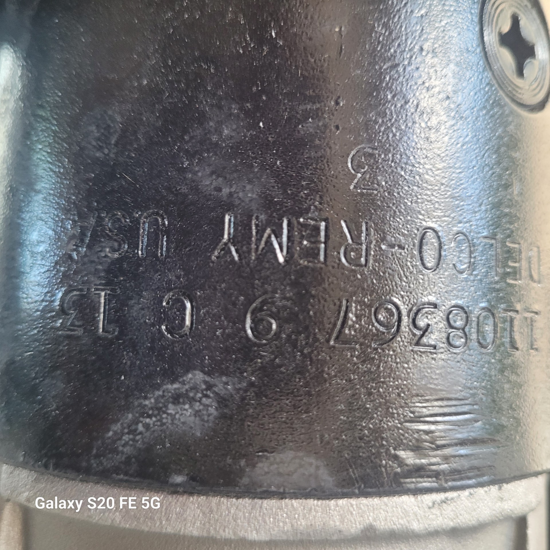 1969 z28 starter. 9c13. March 13 69 dated. Original stamp no grinding ...
